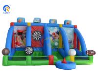 China Interactive Shooting Sport Games Arena PVC Outdoor Inflatable Carnival 4 in 1 Balls Games for sale