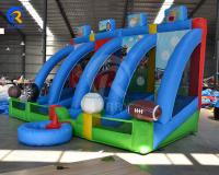 China Interactive Shooting Sport Games Arena PVC Outdoor Inflatable Carnival 4 in 1 Balls Games for sale