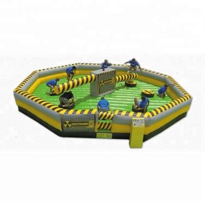 China Experience the Thrill of Our Inflatable Wipeout Course Perfect for Parties and More for sale
