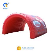 China Large Inflatable Tent Red Giant Inflatable Dome Tent with Weatherproof Material for sale