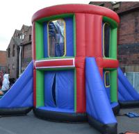 China Inflatable Rocket Airborne Adventure Parachute Ride Game for Park and Business Rental for sale