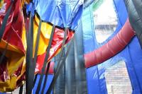 China Inflatable Rocket Airborne Adventure Parachute Ride Game for Park and Business Rental for sale