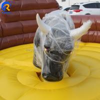China Renting and Sale PORTABLE Inflatable Mechanical Rodeo Bull Ride Game with Hot Features for sale