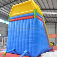 China Backyard Inflatable Water Slide 2 Lanes and Pools Kids Water Playground Park Games Slide for sale