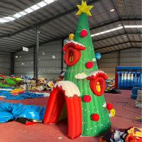 China Party Events Customized Inflatable Christmas Tree Hole Model with CE/EN71/EN14960 for sale