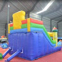 China Commercial Inflatable Slip and Slide for Kids Pretty Good PVC Sponge-Bob SquarePants Slide for sale