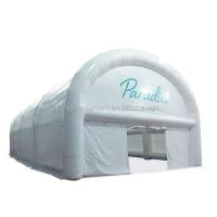 China Large Inflatable Shelter Tent PVC Fabric Warehouse Building Tent for Outdoor Events for sale