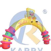 China Oxford Accessories Inflatable Christmas Arch for Outdoor Advertising and Promotions for sale