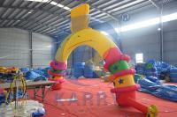 China Oxford Accessories Inflatable Christmas Arch for Outdoor Advertising and Promotions for sale