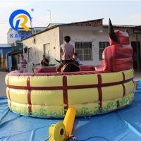 China CE/EN71/EN14960 Certified Bull Riding Machine PORTABLE and Inflatable Mechanical Bull for sale