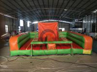 China PVC Outdoor Park Carnival Climbing Game Inflatable Jacobs Ladder Climb Game For Adults for sale