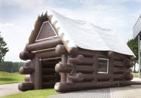 China EN14960 Certified Cabin Inflatable Tent for Children Bouncy Castle Camouflage Tent for sale