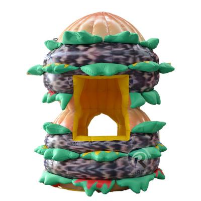 China Customized Inflatable Advertising Hamburger Model for Food Kiosk Directly Offered for sale