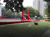 China Portable Outdoor Inflatable Rugby Field Game for Kids and Adults Age Range 14 Years up for sale