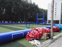 China Portable Outdoor Inflatable Rugby Field Game for Kids and Adults Age Range 14 Years up for sale