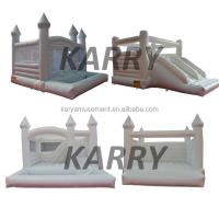China Hot Popular Toddler White Bounce House with Slide and Ball Pit Pool Customize Accepted for sale