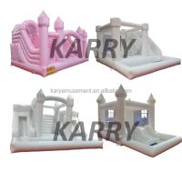 China Hot Popular Toddler White Bounce House with Slide and Ball Pit Pool Customize Accepted for sale