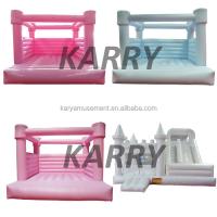 China Hot Popular Toddler White Bounce House with Slide and Ball Pit Pool Customize Accepted for sale