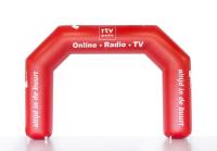 China Customized Inflatable Arch for Advertising and Sport Sprints Arch Accessories Included for sale