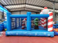 China Customized Christmas Inflatable Doll Clown Trampoline Bouncy Castle for Indoor and Outdoor for sale