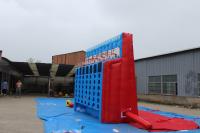 China PVC Tarpaulin Connect 4 Inflatable Basketball Sport Game for Interactive Carnival Fun for sale