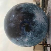 China Digital Printing Inflatable Moon Model With Led Light For Events Customized Color for sale