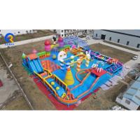 China Outdoor Inflatable Amusement Park for Children Commercial PVC Tarpaulin Obstacle Course for sale