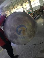 China Digital Printing Inflatable Moon Model With Led Light For Events Customized Color for sale