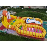 China Summer Water Park Fun Unisex Large Inflatable Polar Bear Playground for Outdoor Games for sale