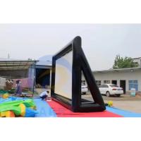 China Outdoor Inflatable Projector Screen Air Sealed Double-Sided Projection for Gatherings for sale