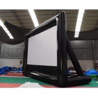 China Outdoor Inflatable Projector Screen Air Sealed Double-Sided Projection for Gatherings for sale