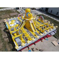 China PVC Tarpaulin Custom World's Largest Inflatable Theme Park for Unisex Kids Bounce House for sale