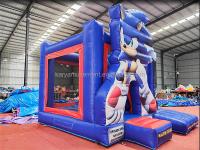 China Unisex Features Customized Sonic Bounce House Inflatable Combo Slide for Party Rentals for sale