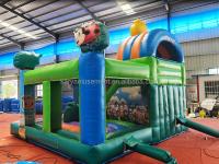 China CE/EN71/EN14960 Certified Cocomelon Theme Kids Party Trampoline Bouncer with Slide for sale