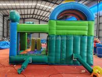 China CE/EN71/EN14960 Certified Cocomelon Theme Kids Party Trampoline Bouncer with Slide for sale
