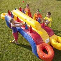 China Portable Commercial PVC Inflatable Hoverball Race Game for Funny Interactive Carnival for sale