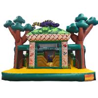 China Children's Party Outdoor Inflatable Bouncer House with Slide Sea/Air/Express Shipping for sale