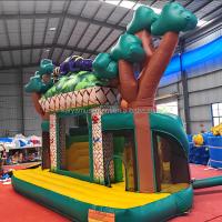China Children's Party Outdoor Inflatable Bouncer House with Slide Sea/Air/Express Shipping for sale