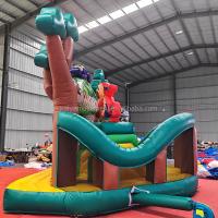China Children's Party Outdoor Inflatable Bouncer House with Slide Sea/Air/Express Shipping for sale
