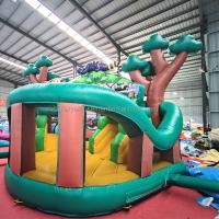 China Children's Party Outdoor Inflatable Bouncer House with Slide Sea/Air/Express Shipping for sale