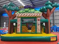 China Children's Party Outdoor Inflatable Bouncer House with Slide Sea/Air/Express Shipping for sale