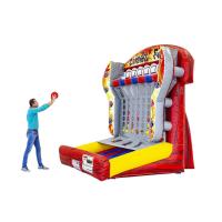China Colorful Inflatable Connect 4 in a Row Target Shooting Game for Commercial Challenges for sale