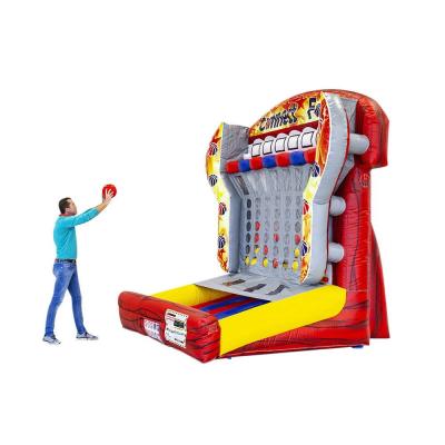 China Colorful Inflatable Connect 4 in a Row Target Shooting Game for Commercial Challenges for sale