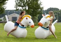 China Interactive Sport Games Inflatable Derby Race Horse for Kids and Adults Materia PVC for sale
