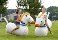 China Interactive Sport Games Inflatable Derby Race Horse for Kids and Adults Materia PVC for sale