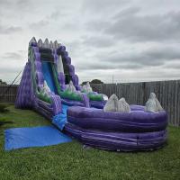 China Digital Printing Rockery Theme Water Slide Inflatable for Indoor and Outdoor Entertainment for sale