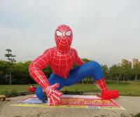 China Outdoor Advertising Inflatable Giant Hulk and Spiderman Model for Eye-Catching Events for sale