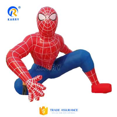 China Inflatable Spiderman Model with Customized Size and Double-Triple Stitching for sale