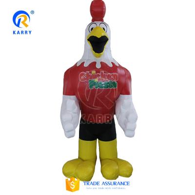 China Double-Triple Stitched Inflatable Chicken The Perfect Addition to Your Outdoor Event for sale