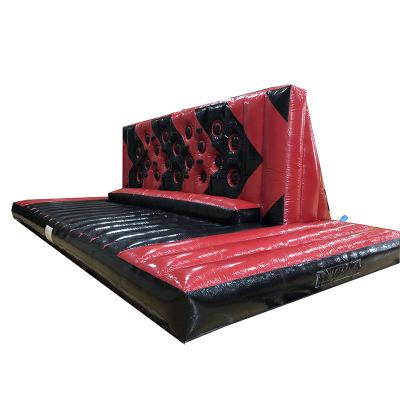 China Blower Interactive Sport Game Challenge Inflatable Whack Wall WipeOut Punching Game for sale